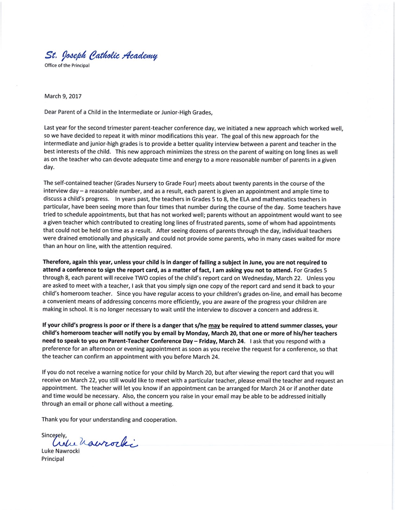 PARENTS OF STUDENTS IN GRADES 5 to 8 - Important Message from the ...