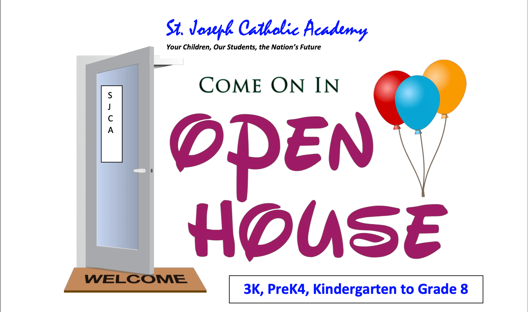 Open House 2023 - St. Joseph Catholic Academy